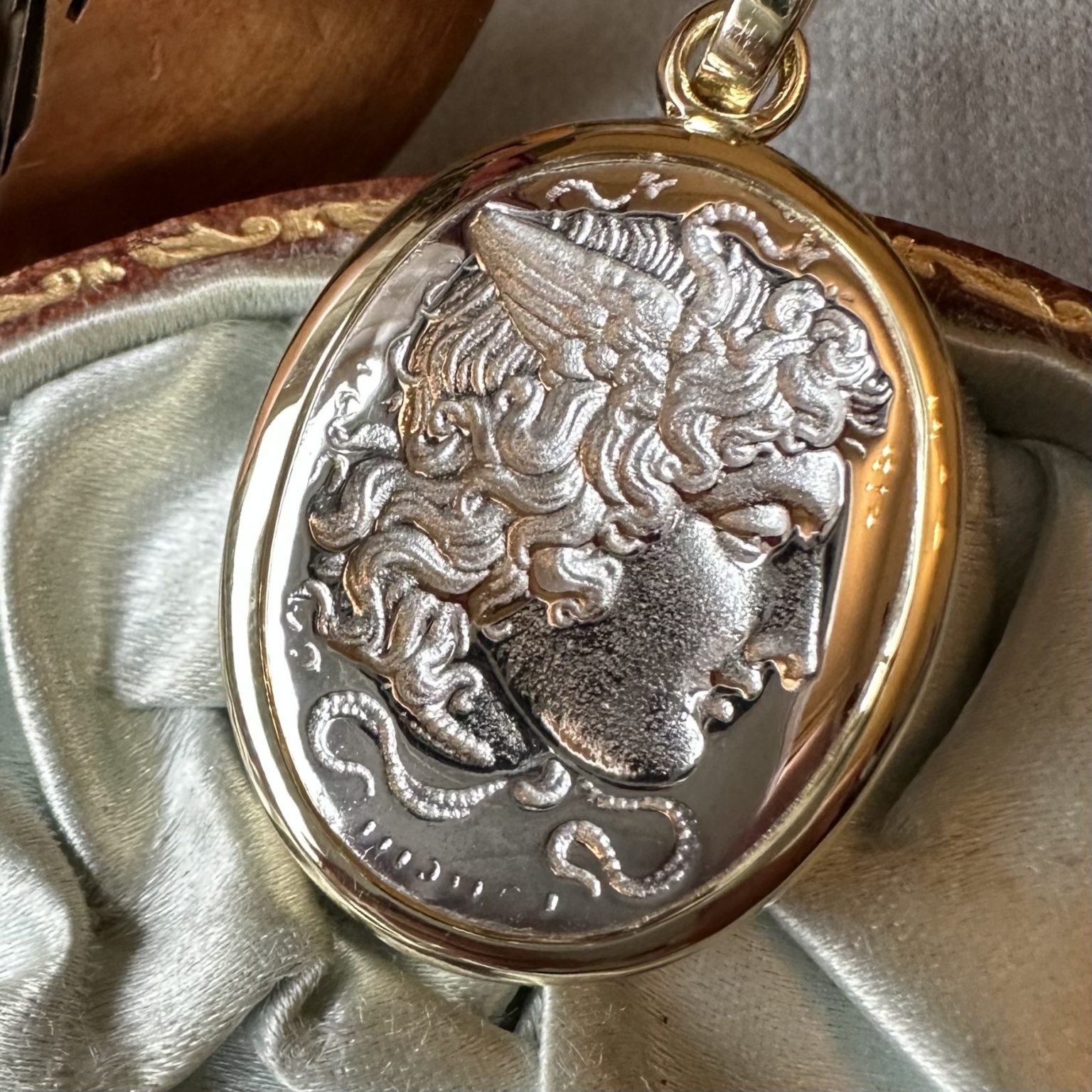Medusa – Made To Order Intaglio Ingot Charm Pendant – Bauble Magpie
